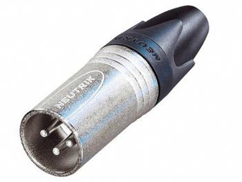 Conector macho XLR canon Neutrik. Mod. NC3MXX