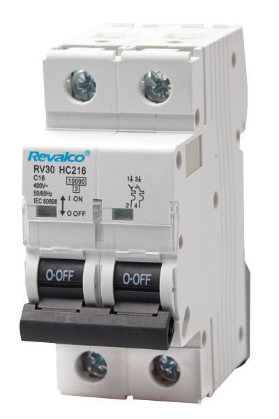 MAGNETOTÉRMICOS (CURVA C) 2 POLOS 32 AMPERIOS REVALCO