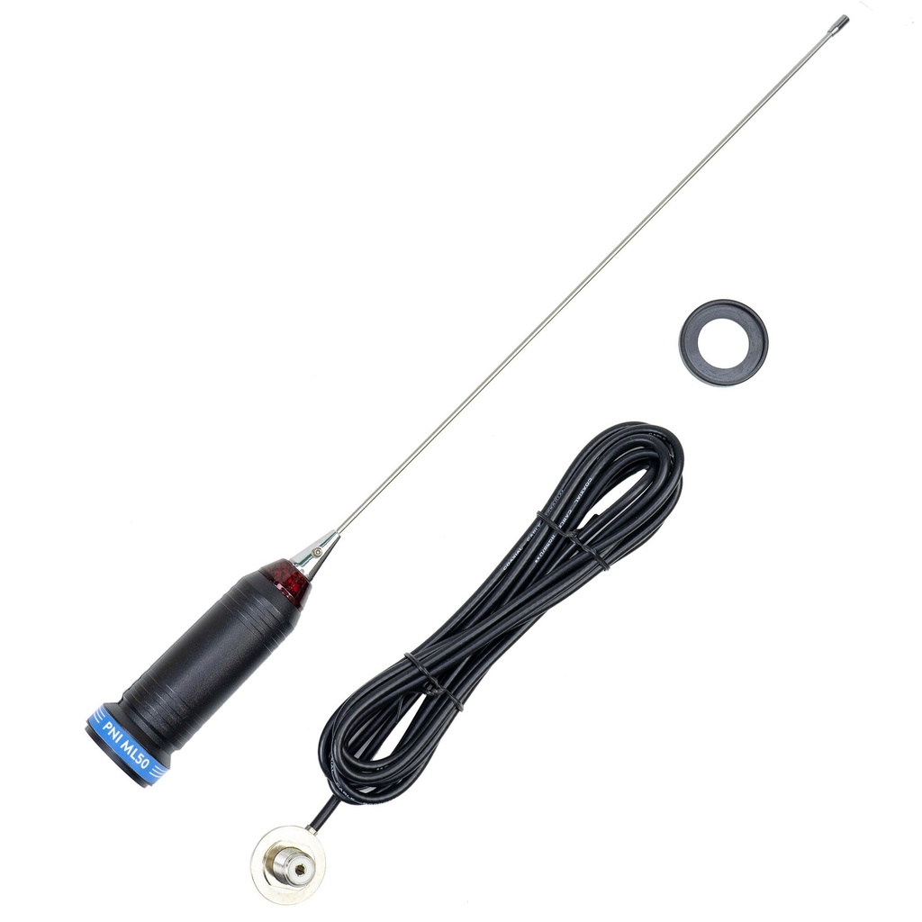 Antena móvil CB 48cm con cable PNI. Mod. ML-50 | Ecobadajoz